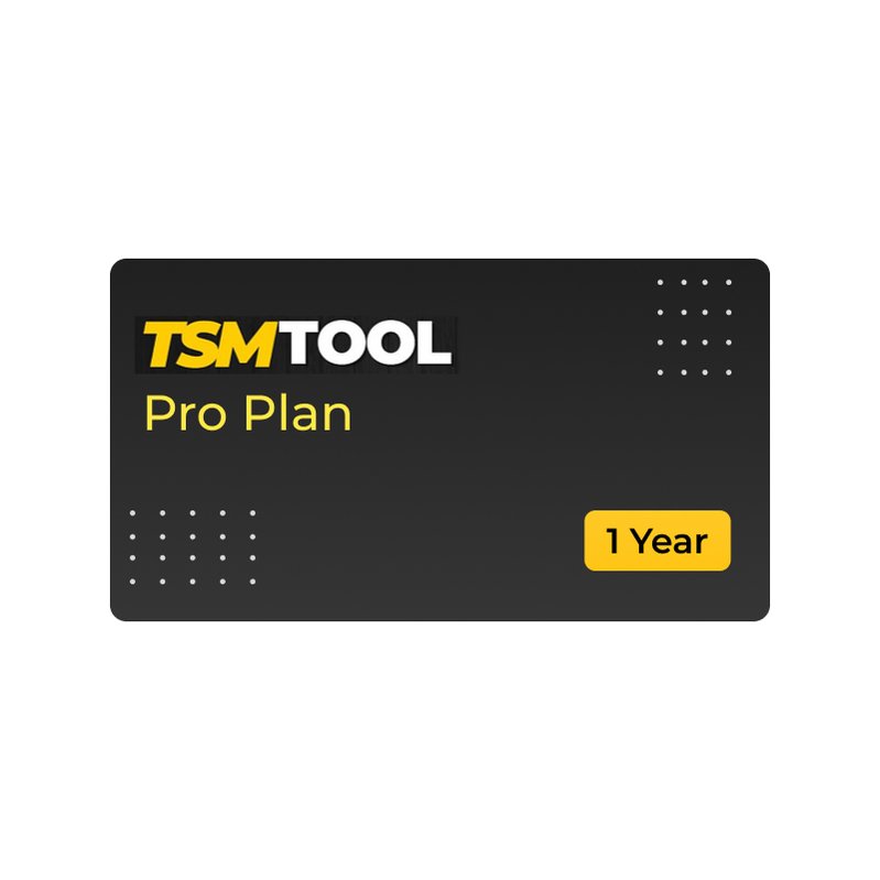 TSM Tool Pro Plan (1 Year) - GsmServer